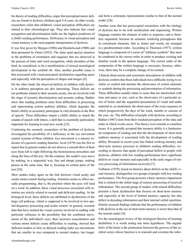 Theories on the Brain Function of People with Learning Disabilities ...