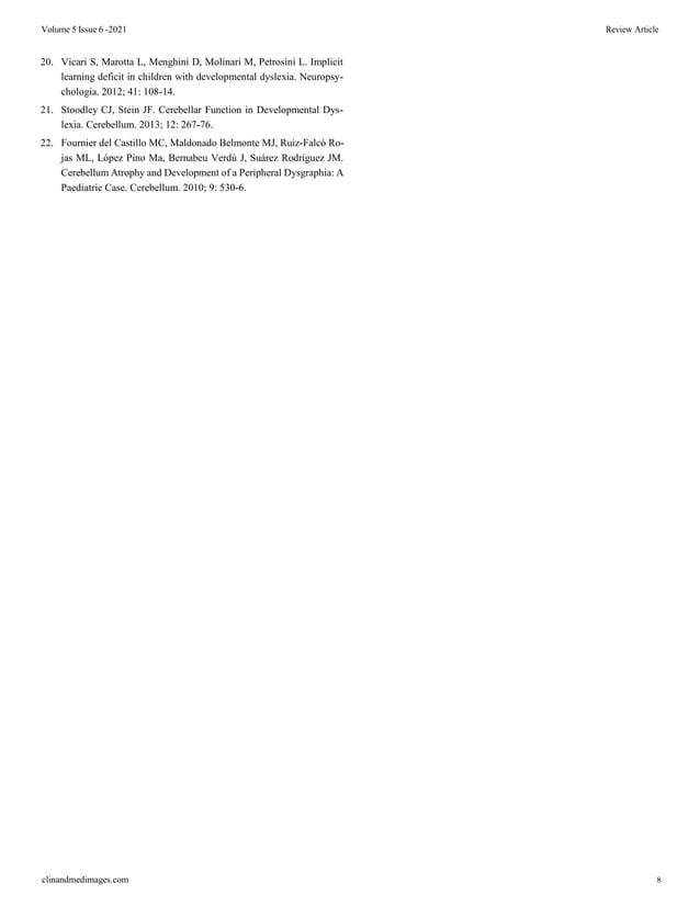 Theories on the Brain Function of People with Learning Disabilities ...