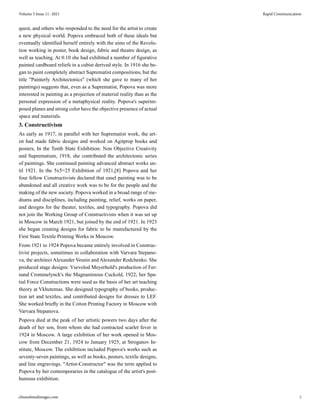 Lyubov Popova “Painterly Architectonics” Overlapping and Intersecting ...