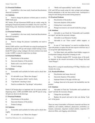 Drug Discoveries and Challenges for Polymeric Medical Packaging Devices ...