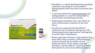 Regenerative Nanotechnology in Oral and Maxillofacial Surgery | PPTX