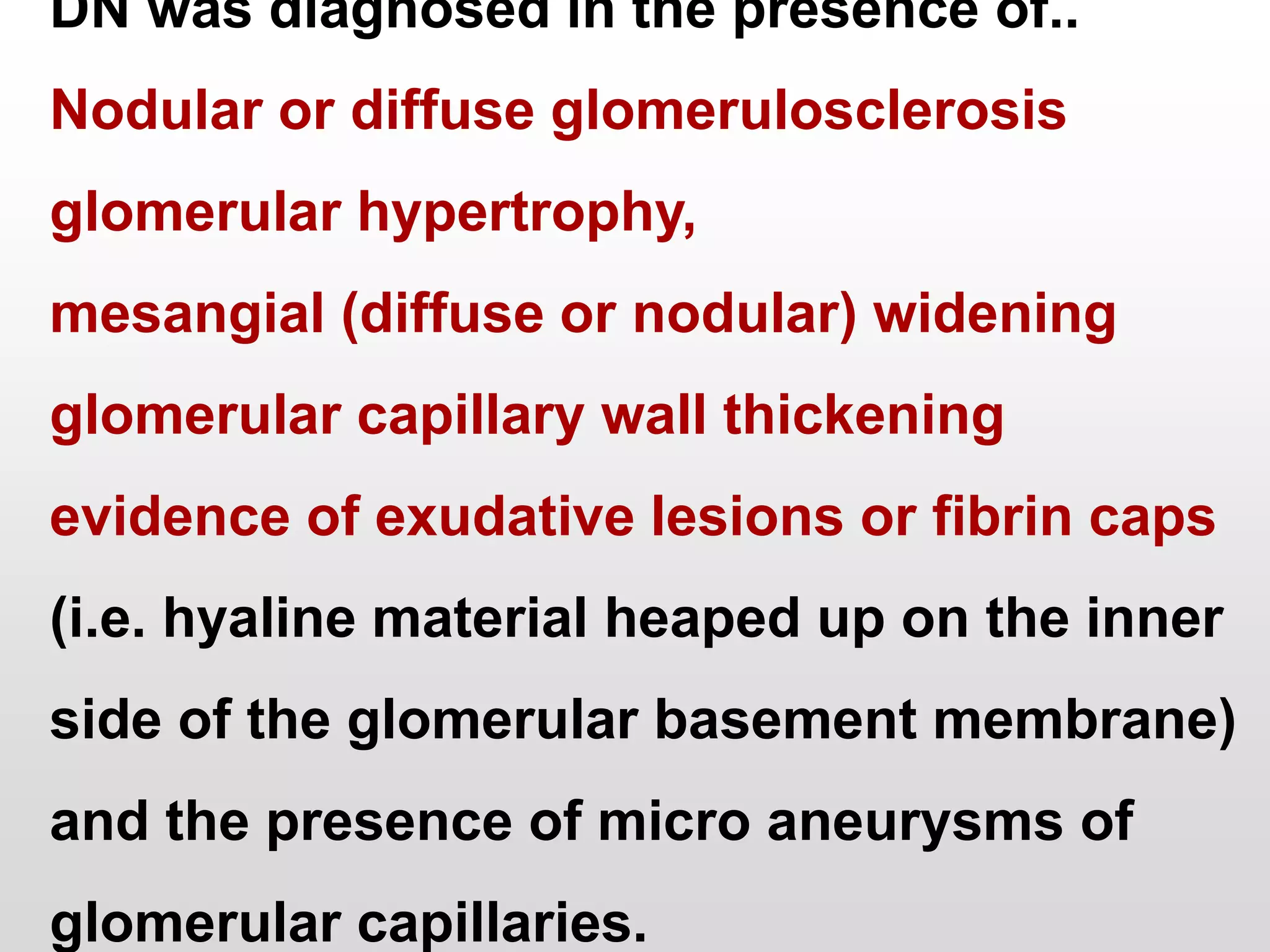Non‑diabetic renal disease in type 2 diabetes mellitus: Study of renal ...