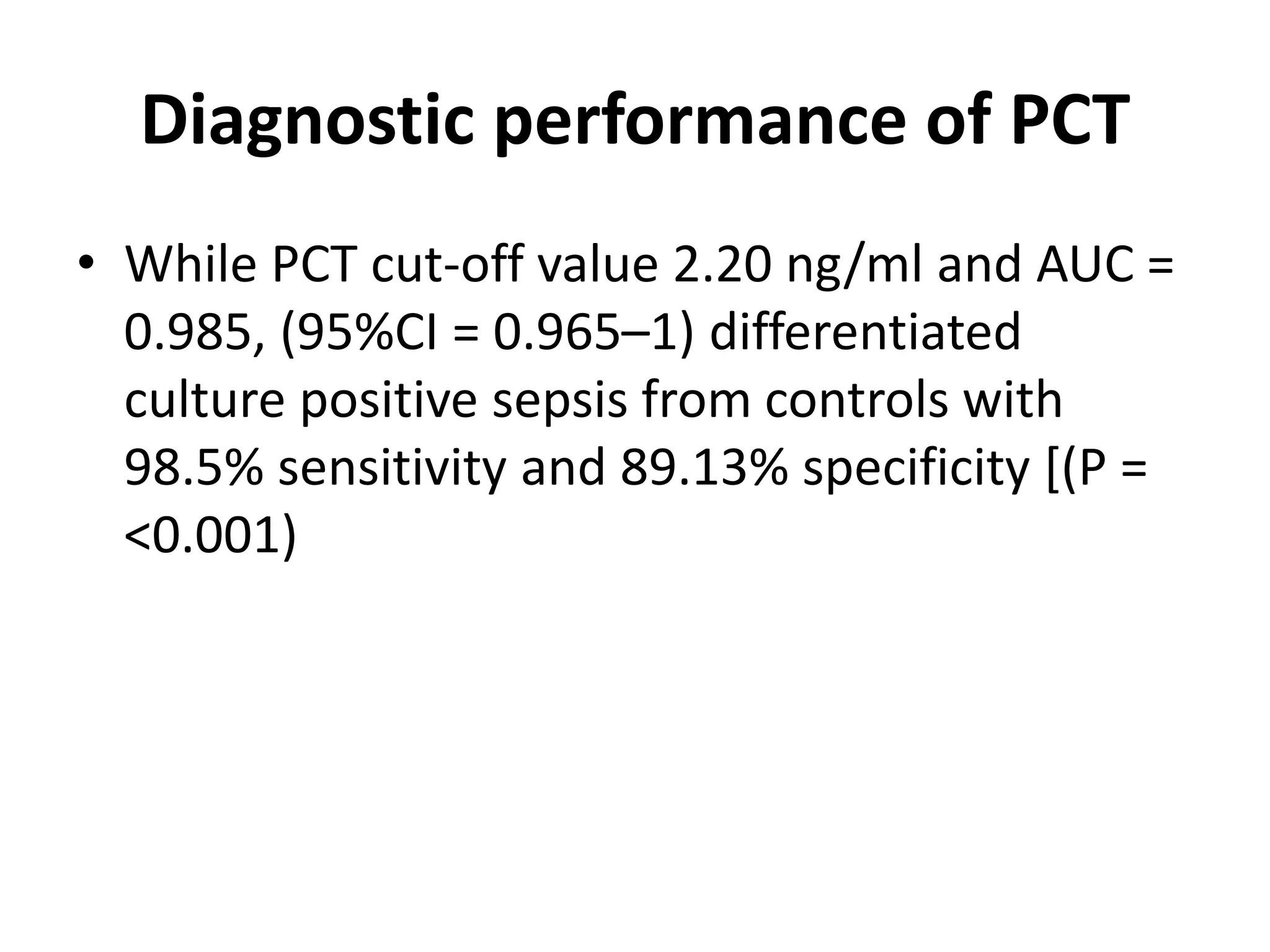 ( Journal Club ) Procalcitonin as a diagnostic biomarker of sepsis: A ...