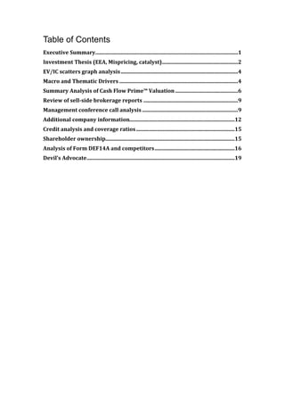 JCOM Strategic Valuation - Report | PDF