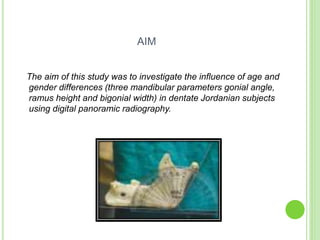 Jc on gonial angle - dr. priyadershini kasture | PPTX