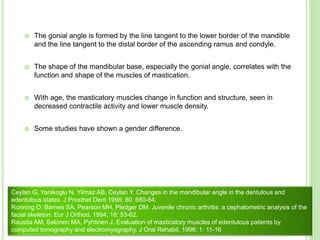 Jc on gonial angle - dr. priyadershini kasture | PPTX