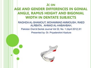 Jc on | PPTX | Dental Health | Diseases and Conditions