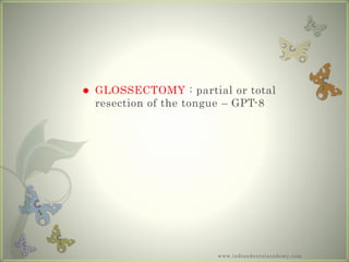 partial glossectomy/ online orthodontic courses | PPTX