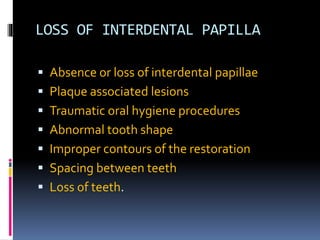 Jc on removable gingival prosthesis | PPT