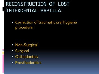 Jc on removable gingival prosthesis | PPT