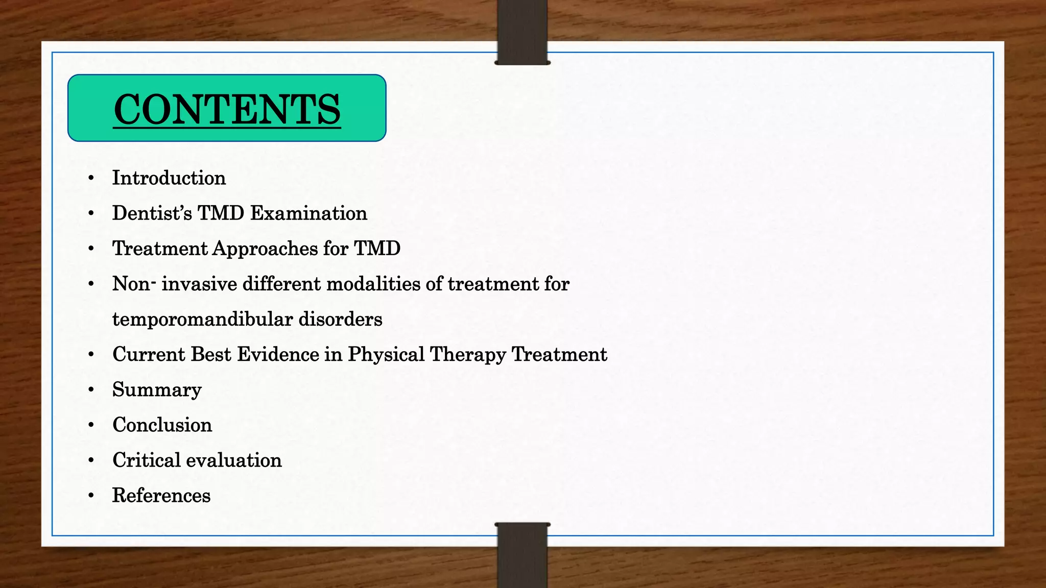 Jc on non-surgical management of Temporomandibular disorders | PPTX