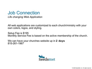Job Connection Overview | PPT | Resume Writing and Advice | Job Search