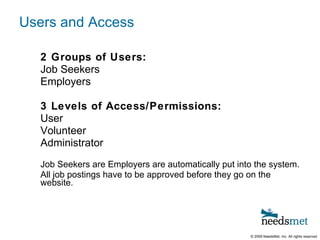 Job Connection Overview | PPT | Resume Writing and Advice | Job Search