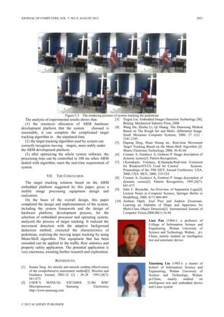 study of target traking baed on ARM embedded platform | PDF