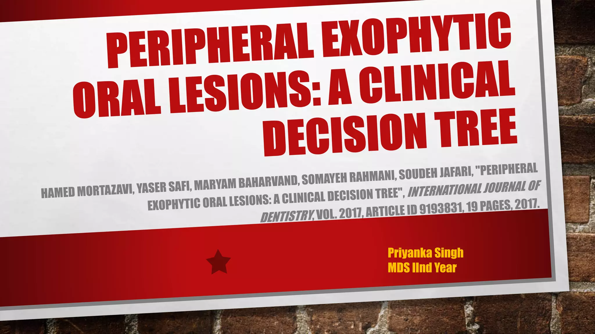 Jc peipheral exophytic growth ppt | PPTX