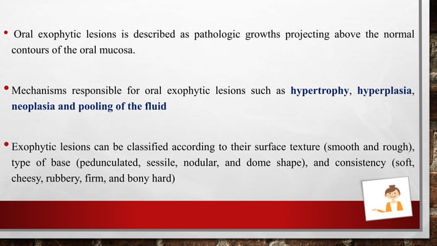 Jc peipheral exophytic growth ppt | PPTX