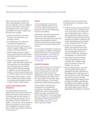 Guidance for commissioners of child and adolescent mental health ...