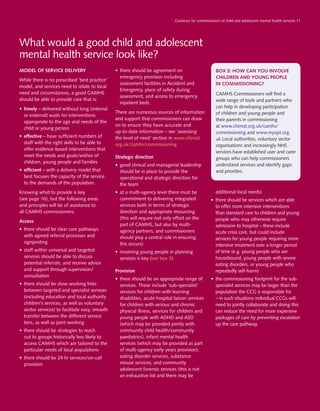 Guidance for commissioners of child and adolescent mental health ...