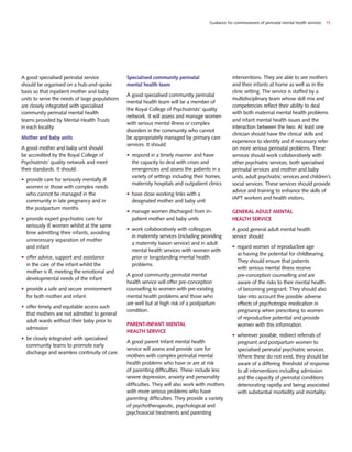 Guidance for commissioners of perinatal mental health services | PDF