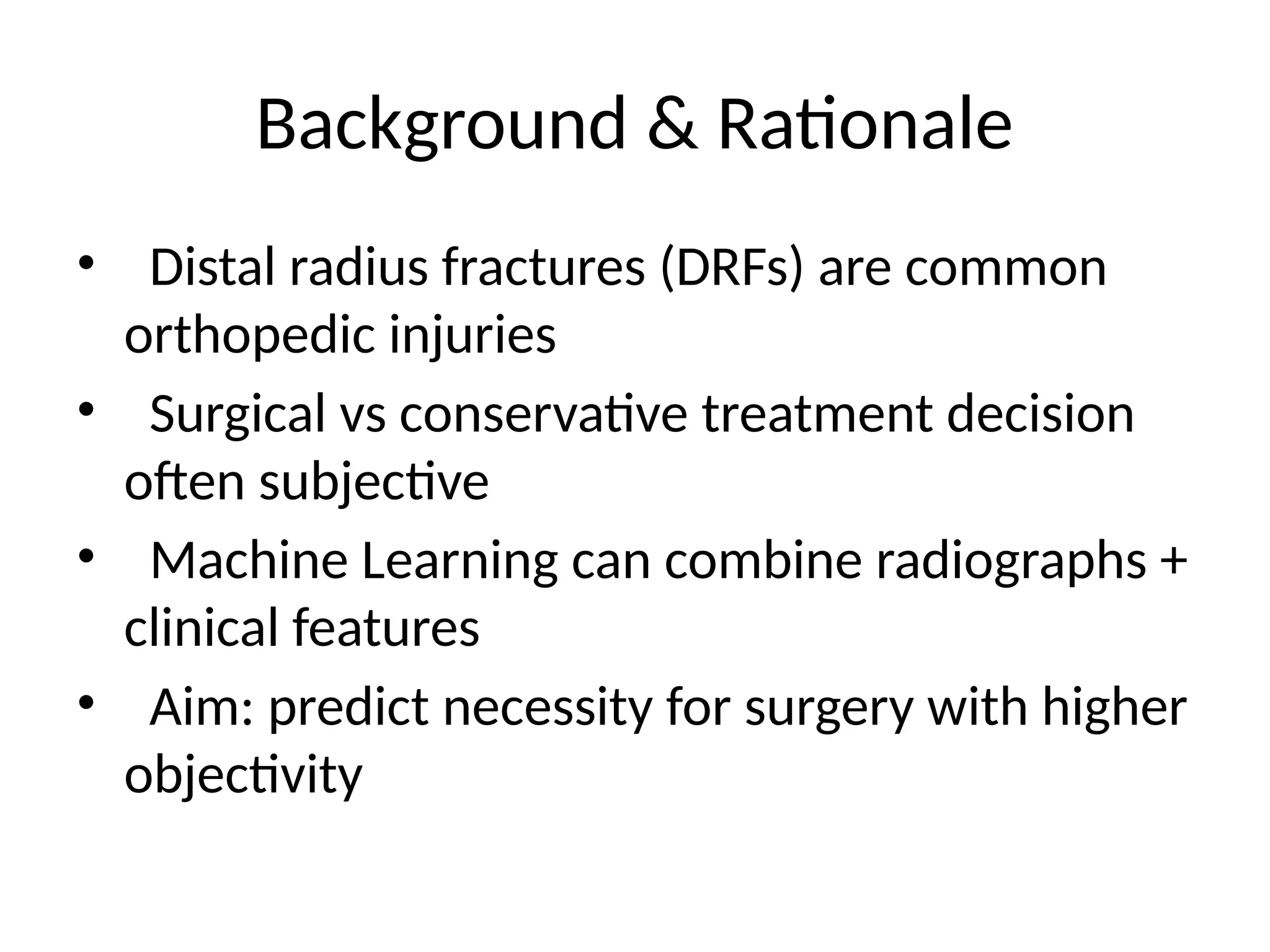 AI prediction for surgical fixation of distal radius fractures.pptx