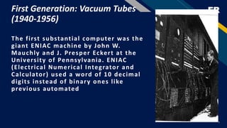 history of computers by:JC Tubalado | PPTX | Computing | Technology ...