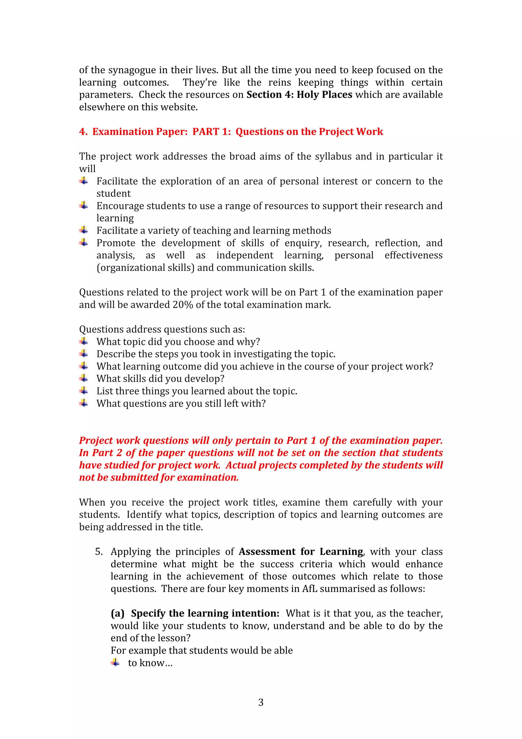 Jc project work titles for exam 2014 pointers | PDF