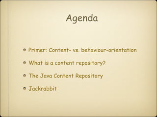 The Java Content Repository | PPT