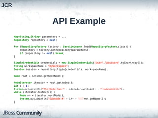JCR and ModeShape | ODP