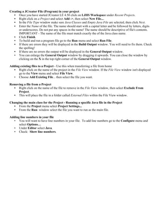 J creator4 5 | PDF | Programming Languages | Computing