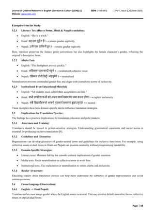 Gendered Language in Translation: Strategies, Patterns and Cultural ...