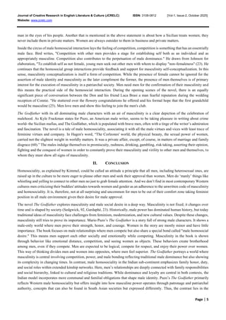 Contrast between Indian Sub-Continent and Western Male Homosociality in ...