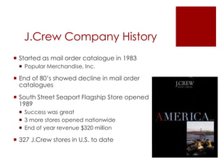 J.Crew Presentation | PPTX