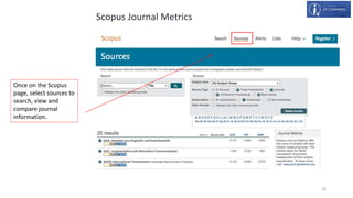 JCR Incites and Scopus metrics 2016 | PPT