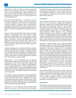 To Evaluate the Relationship between Oxygen Reserve Index (ORi™) with ...