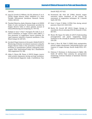 To Evaluate the Relationship between Oxygen Reserve Index (ORi™) with ...