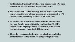 journal club - scar revision with laser and narrowband intensed pulsed ...