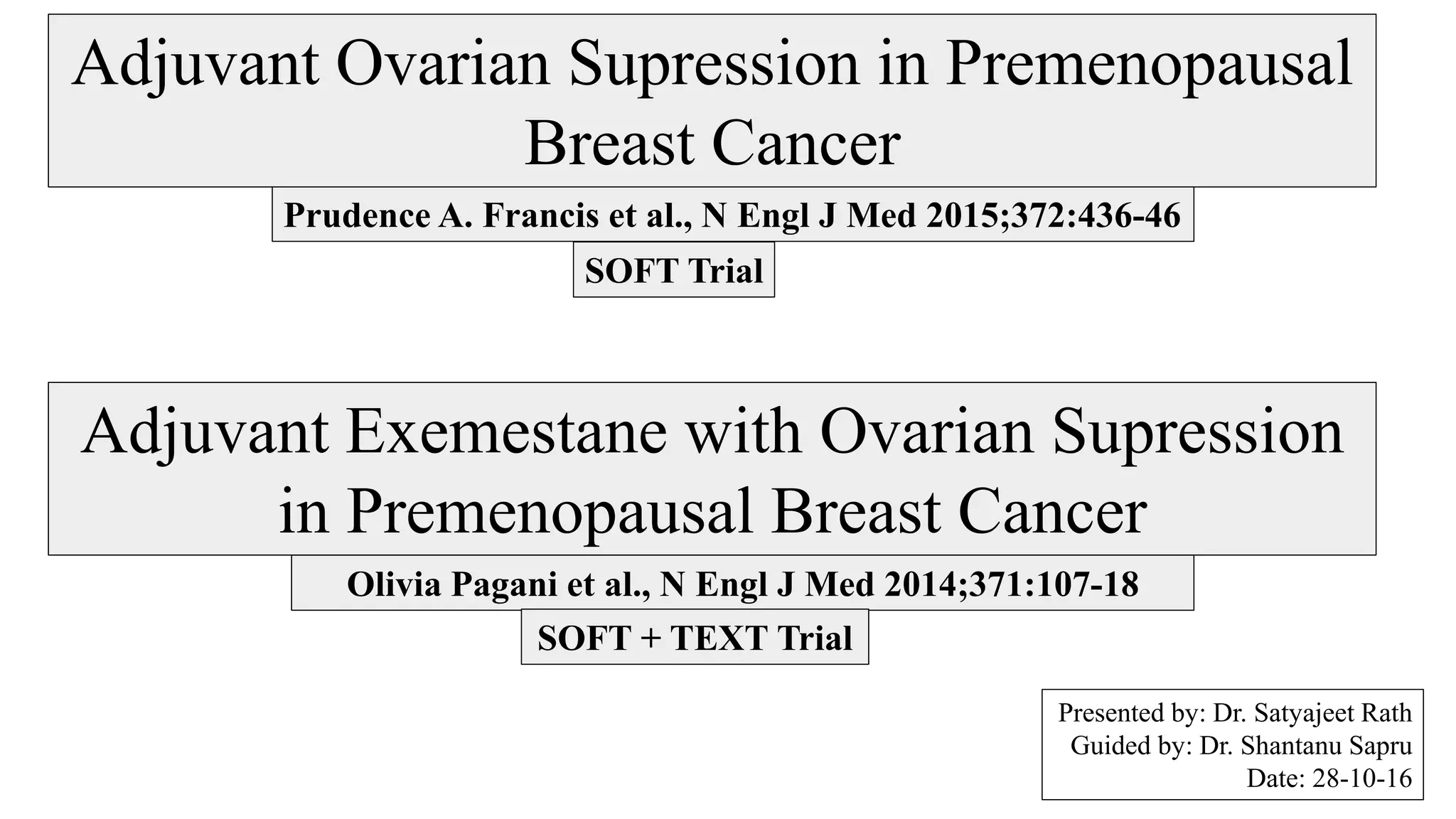 SOFT & TEXT Trials | PPT