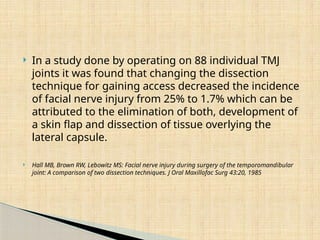 SUBFASCIAL APPROACH To Tempo mandibular joint.pptx