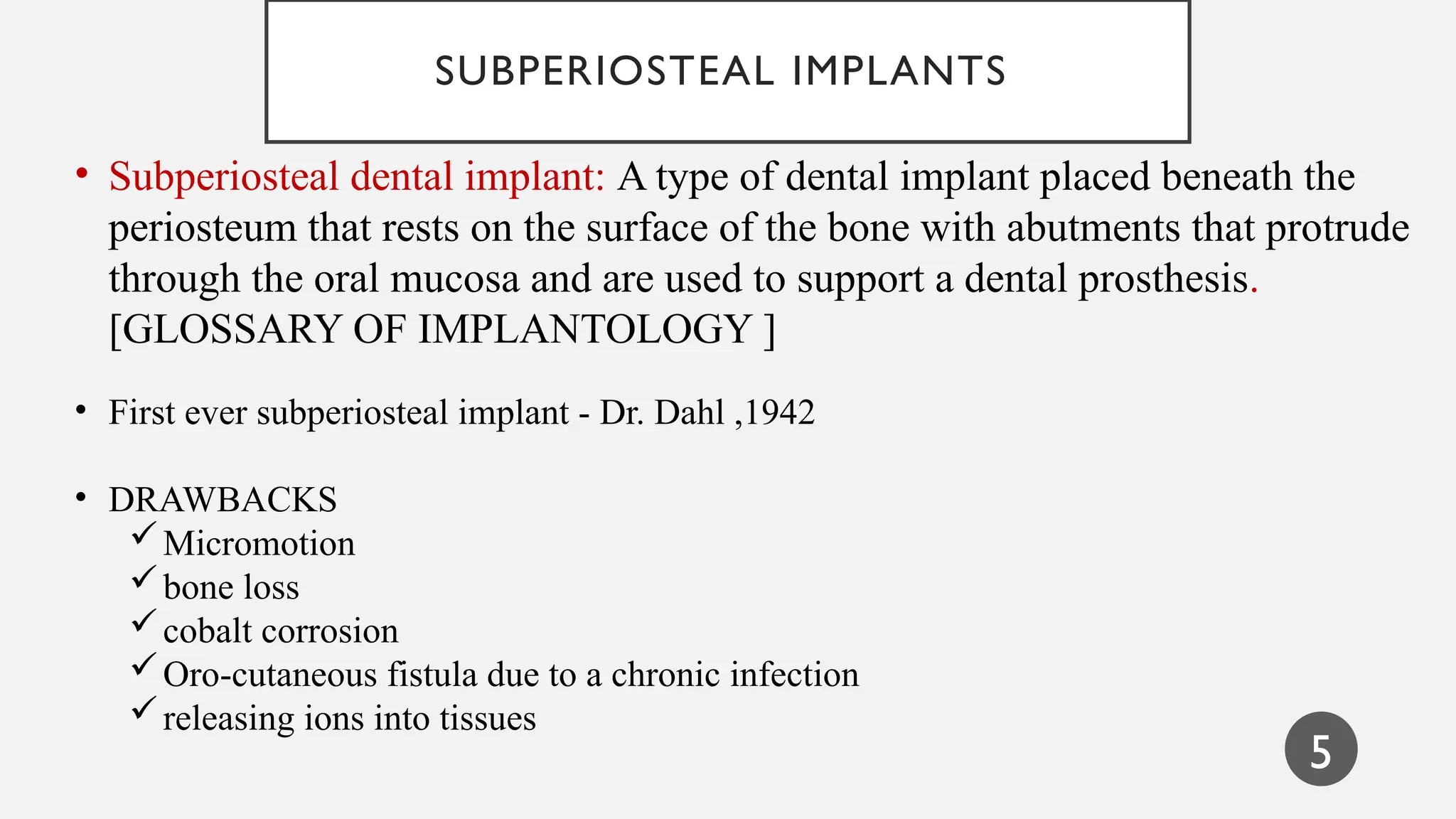 CASE REPORT subperiosteal implants IN DENTISTRY | PPTX