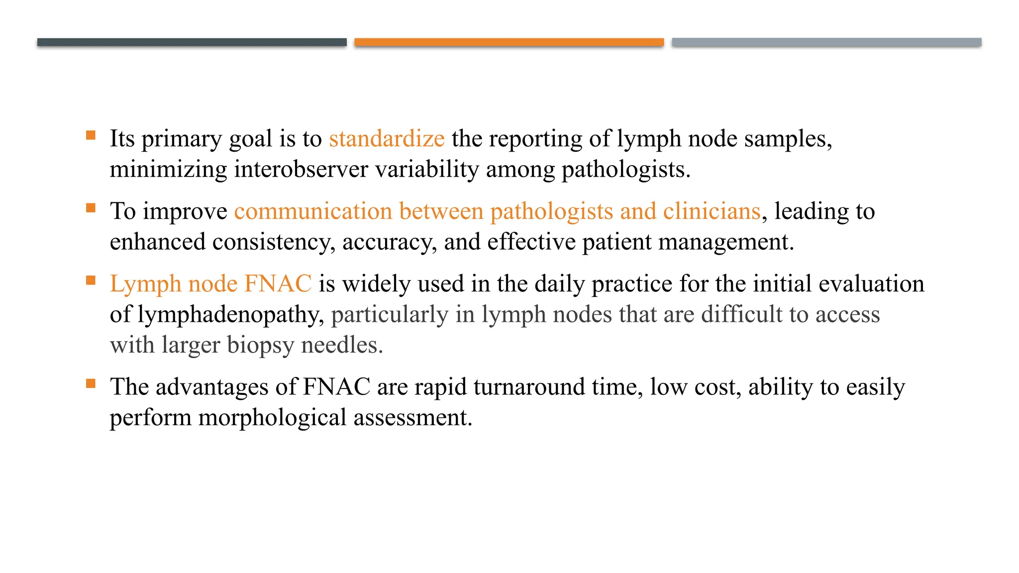 WHO REPORTING SYSTEM FOR LYMPH NODE CYTOPATH | PPTX