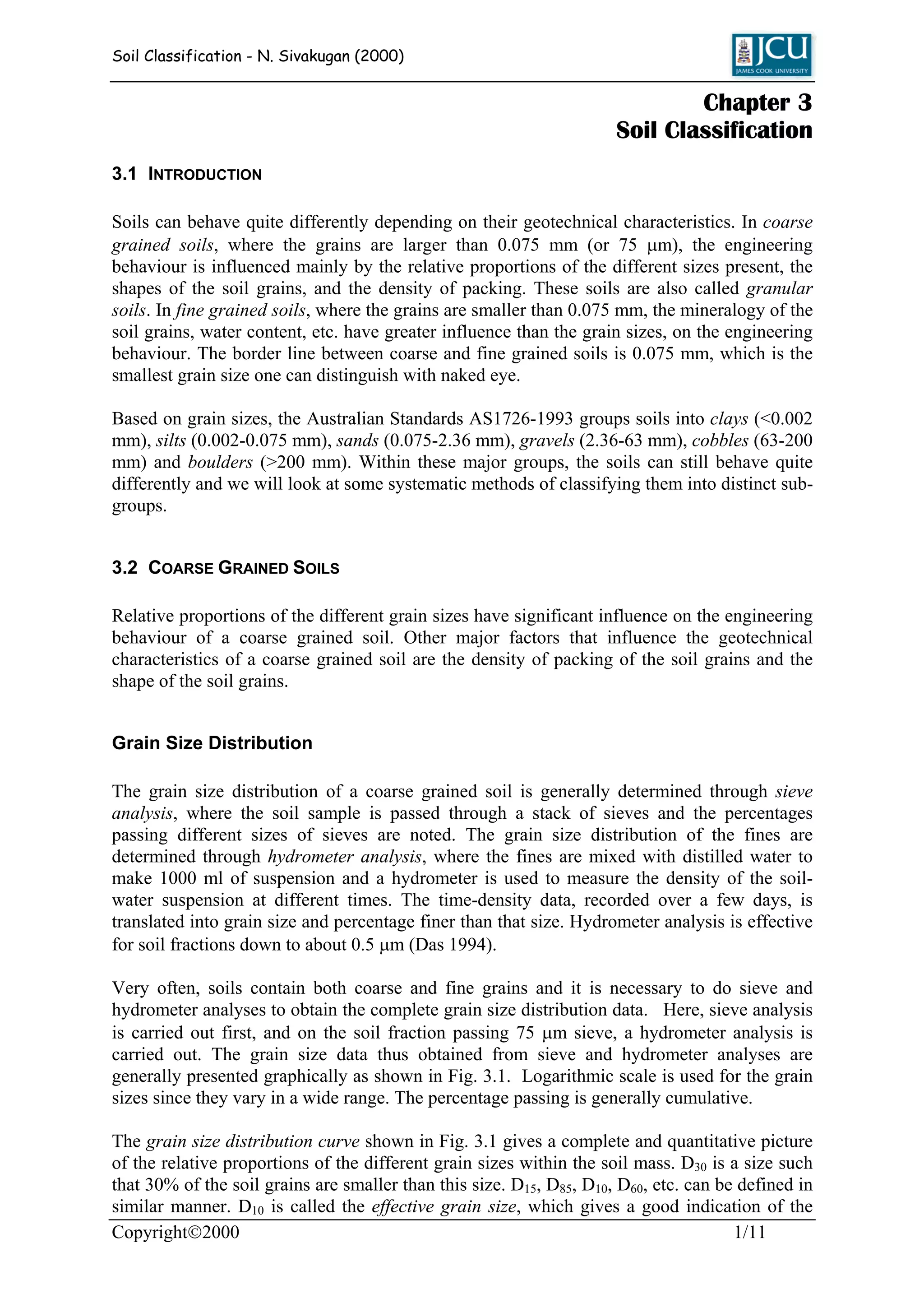 Soil Classification | PDF