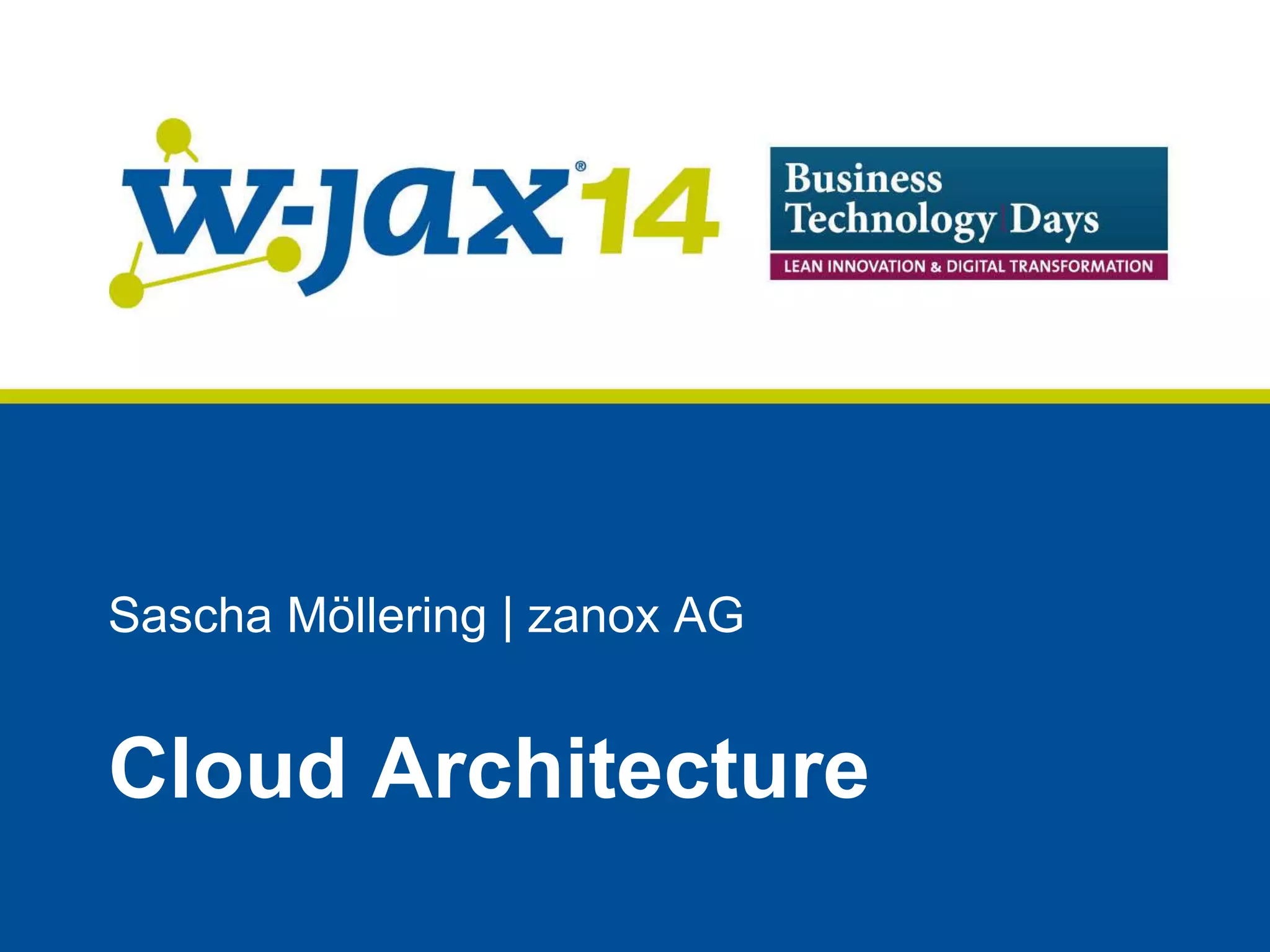 Cloud Architecture: Patterns and Best Practices | PPT