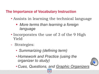 Jc why teach vocabulary? | PPT