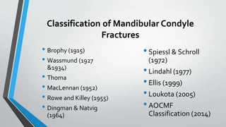 open versus closed reduction of adult condylar fracture | PPT