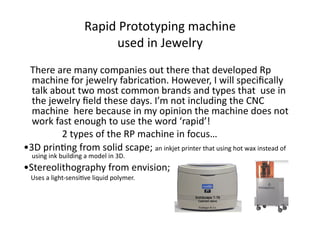 Jd171 final project rp machine | PPT