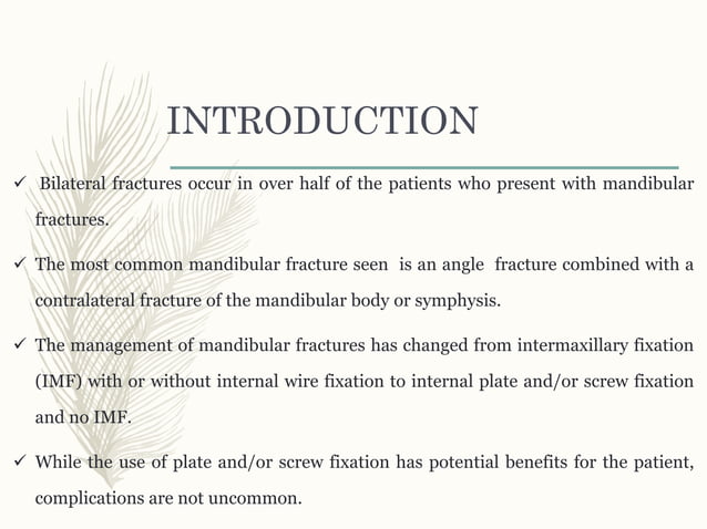 OPEN REDUCTION AND INTERNAL FIXATION OF COMBINED ANGLE AND BODY ...