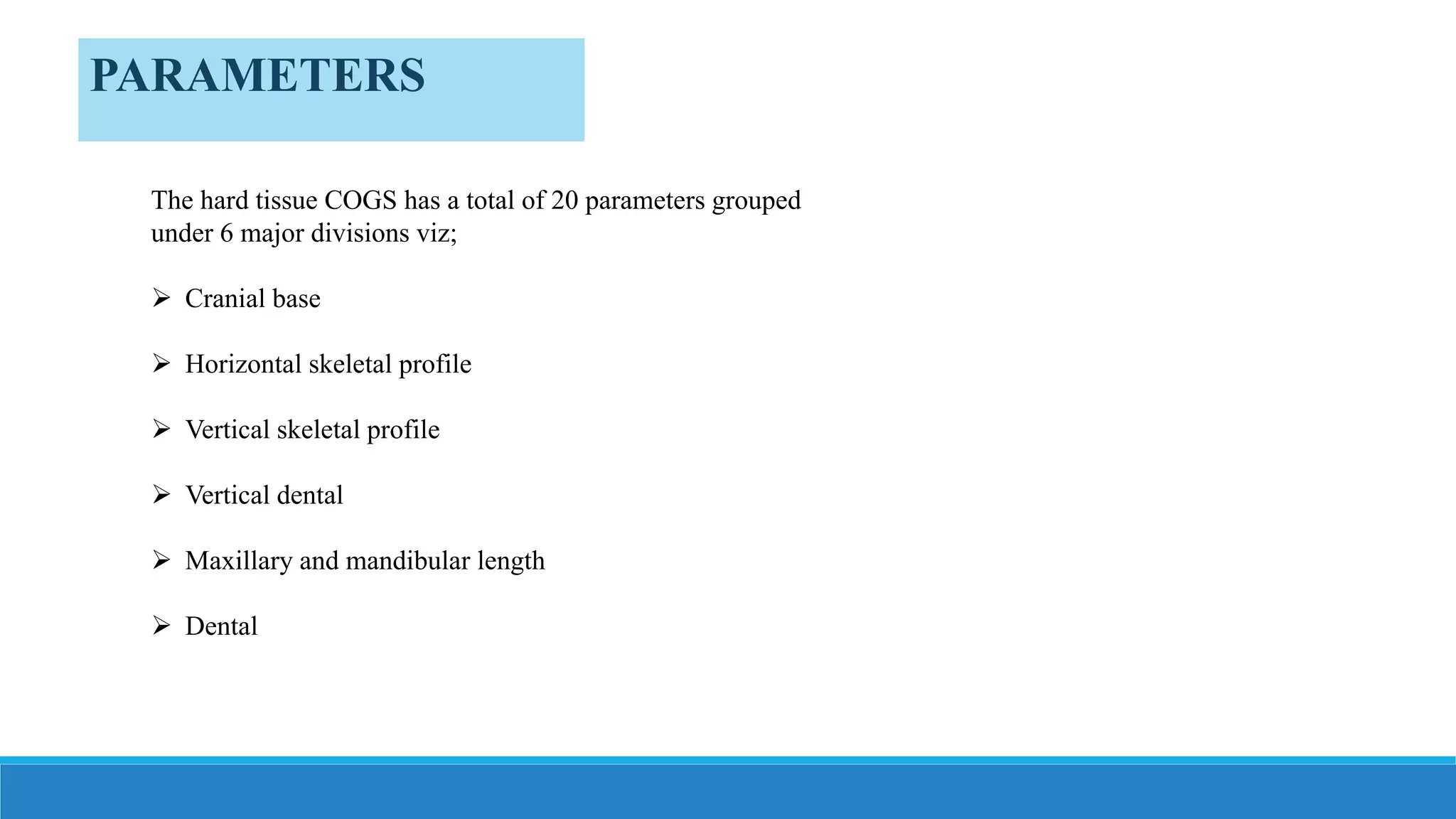 COGS Burstone analysis for orthognathic surgery | PPTX