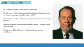 COGS Burstone analysis for orthognathic surgery | PPTX