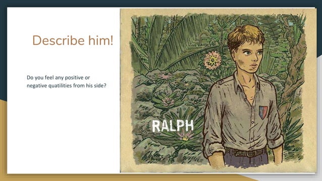 1st lesson of 'the lord of the flies' | PPT