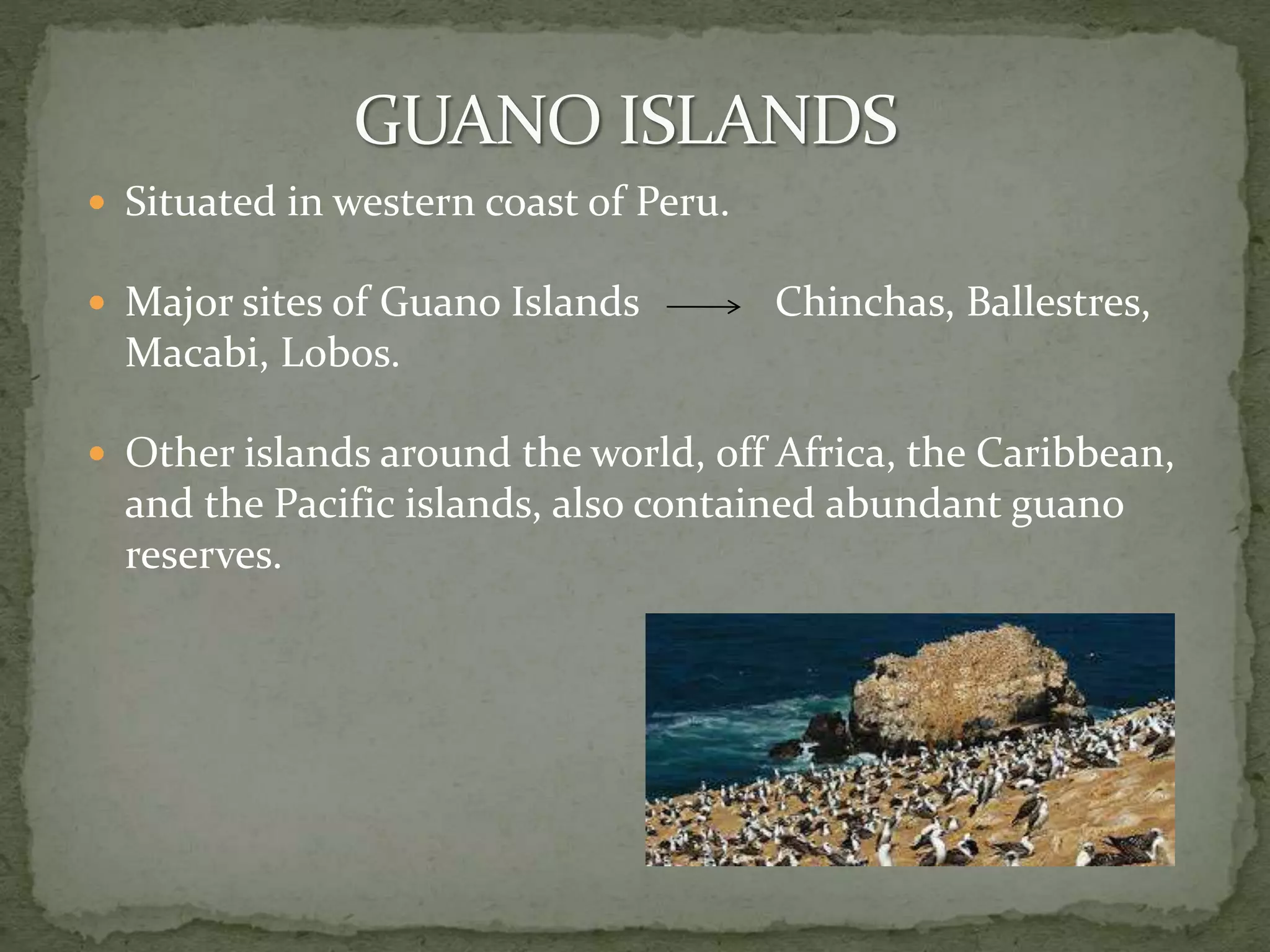 Guano islands | PPTX